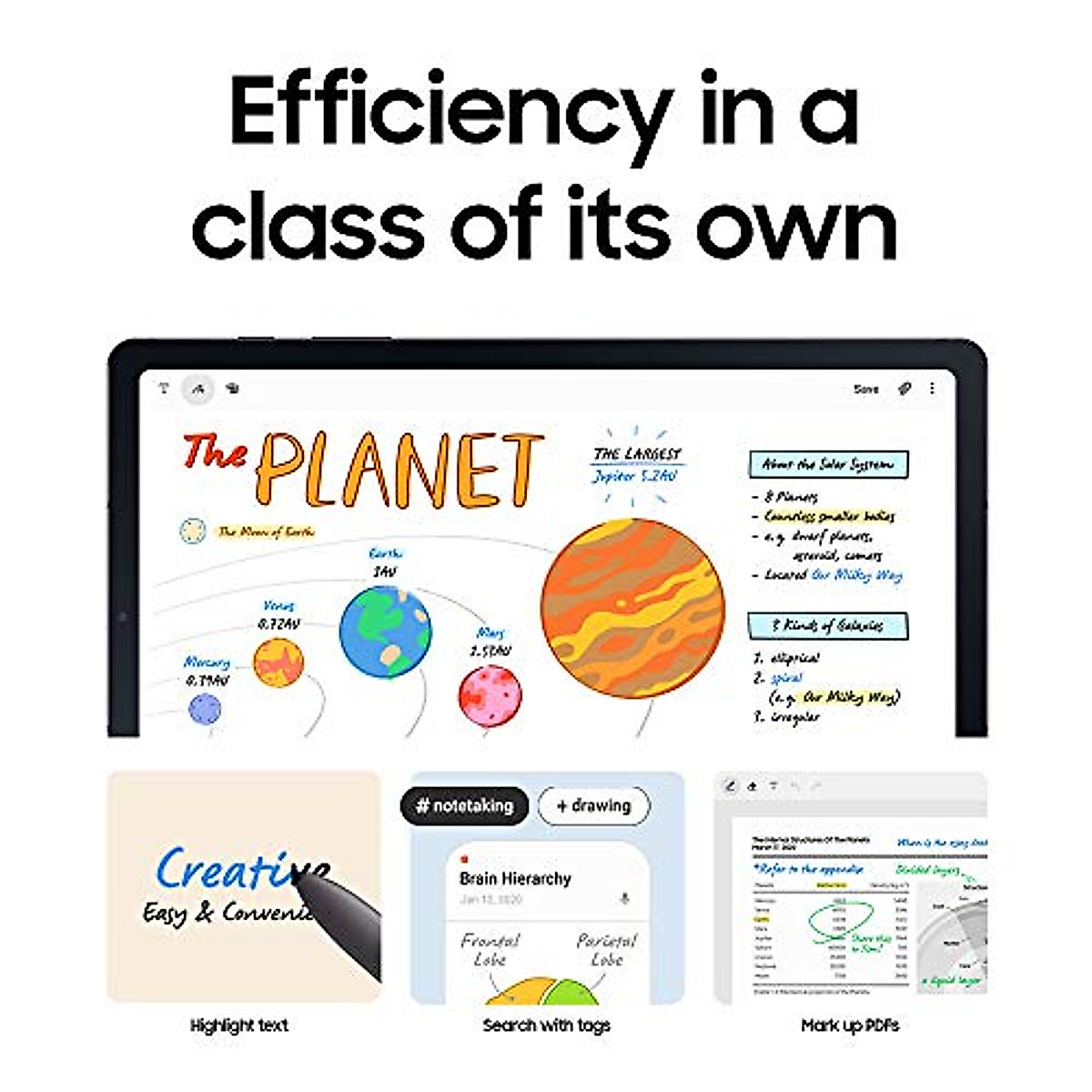 SAMSUNG Galaxy Tab S6 Lite 10.4" 128GB WiFi Android Tablet w/ S Pen Included, Slim Metal Design, Crystal Clear Display, Dual Speakers, Long Lasting Battery, SM-P610NZBEXAR, Angora Blue