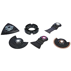 Bosch Home and Garden 2609256F49 Bosch Universal Project Set 12 Pieces Mix & Match PMF 250 CES Small Accessory Box, Black