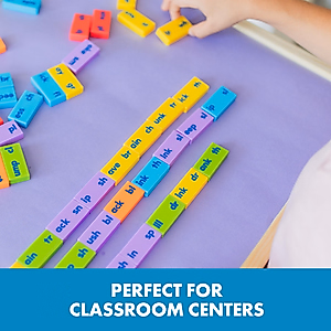 Educational Insights Phonics Dominoes Blends & Digraphs - Reading Learning Activities for Kids Ages 6+, Classroom and Teacher Must Haves