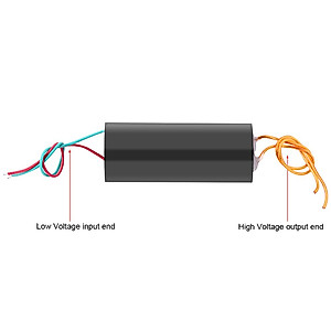 High Voltage Pulse Generator, DC 6V-12V Boost Step-up Power Module High Voltage Generator 1000kV Super Electric Arc Module Input 2A~5A, Output 500KV~1000KV
