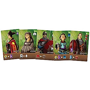 Paladins of The West Kingdom Strategy Board Game, 1-4 Players, Ages 12 and Up, 90-120 Min Play Time, Most Victory Points Win, Build Outposts, Fortifications, Commission Monks, & Confront Outsiders