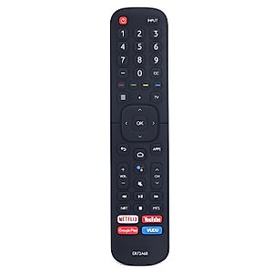 ERF2A60 Replaced Voice Remote fit for Hisense Smart 4K TV 65H9F 55H9F 55H8F 65H8F 50H8F 43H6570F 50H6570F 55H6570F 65H6570 55H9020F 55H9030F 55H9040F 55H9050F 55H9070F 55H9F1 65H9F1 65H9020F