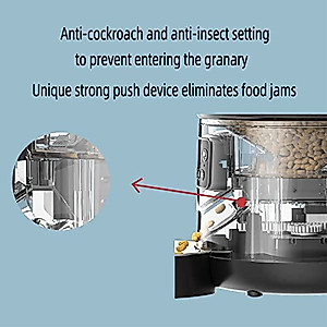 Mcacetine Automatic Cat Feeders, Auto 4L Timed Cat Dog Feeder Pet Dry Food Dispenser Smart cat Dog Feeder with Stainless Steel Bowl for Small Medium Pets