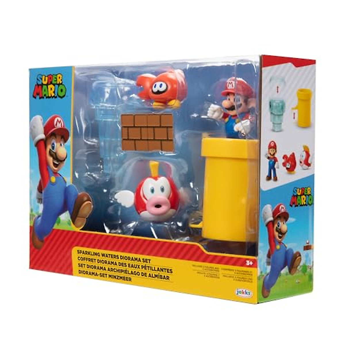 Redcolorful Nintendo 2.5" Sparkling Waters Diorama Set