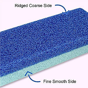 Maryton Foot Exfoliator File Scrubber Sponge Pedicure Tool Callus Remover, Pedi Stocking Stuffers Gifts for Men Women, 2pcs