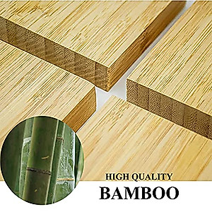 SOBIBO Shoe Rack Organizer, 6 Tier Bamboo Shoe Rack for Entryway, Front Door for Entryway,Closet and Bedroom Shoe Rack Storage, Shoe Shelf