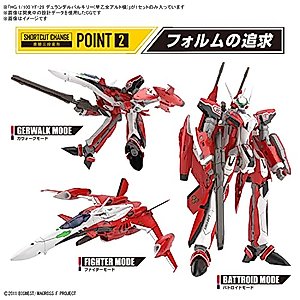 BANDAI SPIRITS(バンダイ スピリッツ) HG Macross F YF-29 Durandal Valkyrie (Alto Saotome), 1/100 Scale, Color Coded Plastic Model