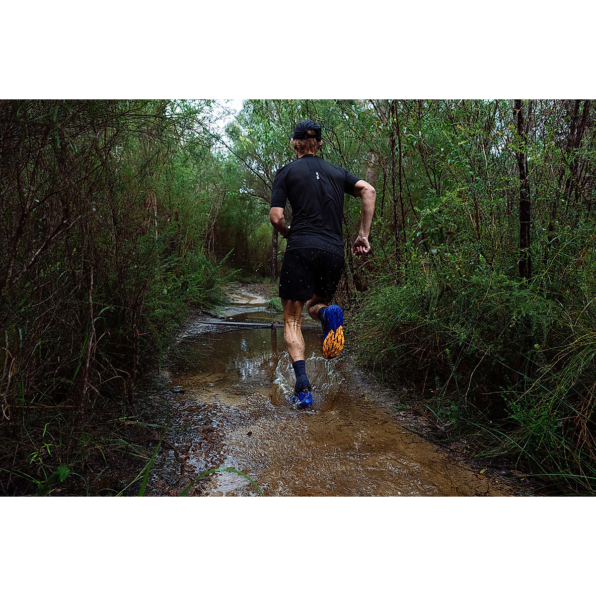 Le Bent Ultra Light Mini Trail Merino Wool Sock for Trail Running, Road Running, and Hiking - Black Iris - Medium