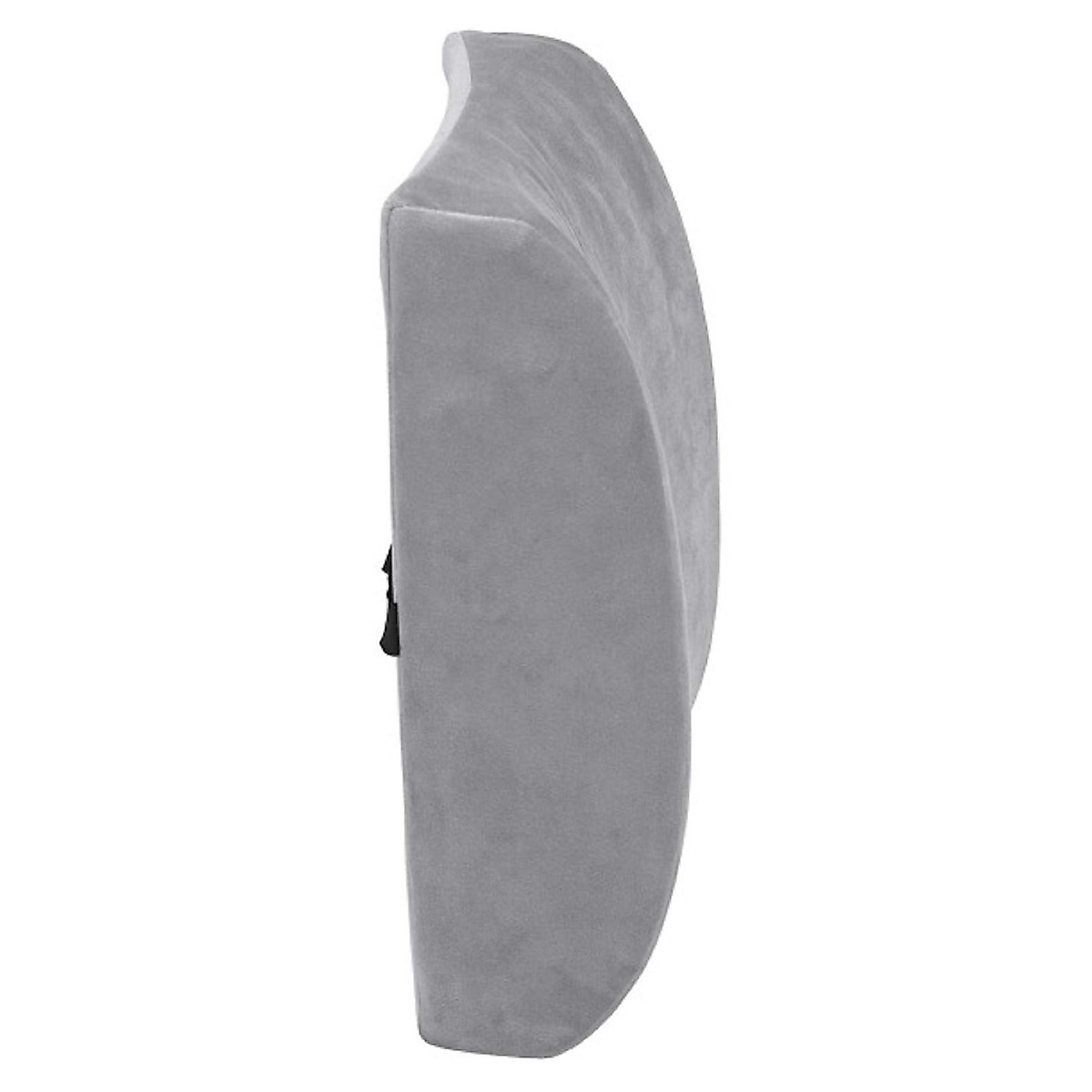 Drive Medical Comfort Touch Heated Lumbar Support Cushion, Gray