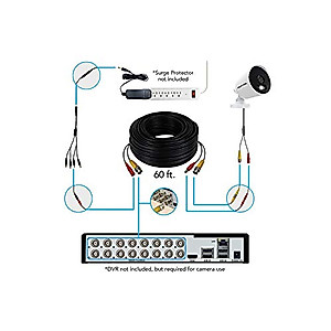 Night Owl 1080p HD Wired Indoor/Outdoor Add-On Cameras with Built-in Motion-Activated Spotlights, 100 ft. of Night Vision, Wide Viewing Angle and Color Night Vision (2-Pack)