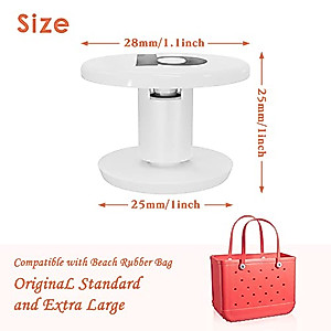 Replacement Rivets for Bogg Bag，4pcs bogg Bag Replacement Buttons，Large Neoprene Tote Bag Straps Standard and Oversized XL Rubber Pool Bag Repair Rivet for Women