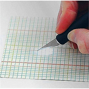 LinaLife 100PCS wholesale Excel Hobby Blade #4 Replacement Stainless Steel Hobby Blade Carbon Steel Craft Fine Knife Blades Hobby Knife Cutting Tool for Art Cutting, Sculpture, Scrapbooks