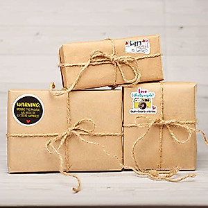 Warning Stickers for Small Business,Small Warning Stickers,Funny Warning Mail Sticker,Warning Opening This Package Will Stickers,Envelopes Stickers for Small Business 500 Labels Per Roll