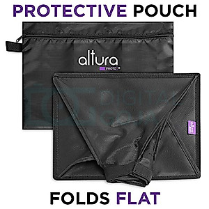 Flash Diffuser Light Softbox 11x8” by Altura Photo (Universal, Collapsible with Storage Pouch) for Canon, Yongnuo and Nikon Speedlight