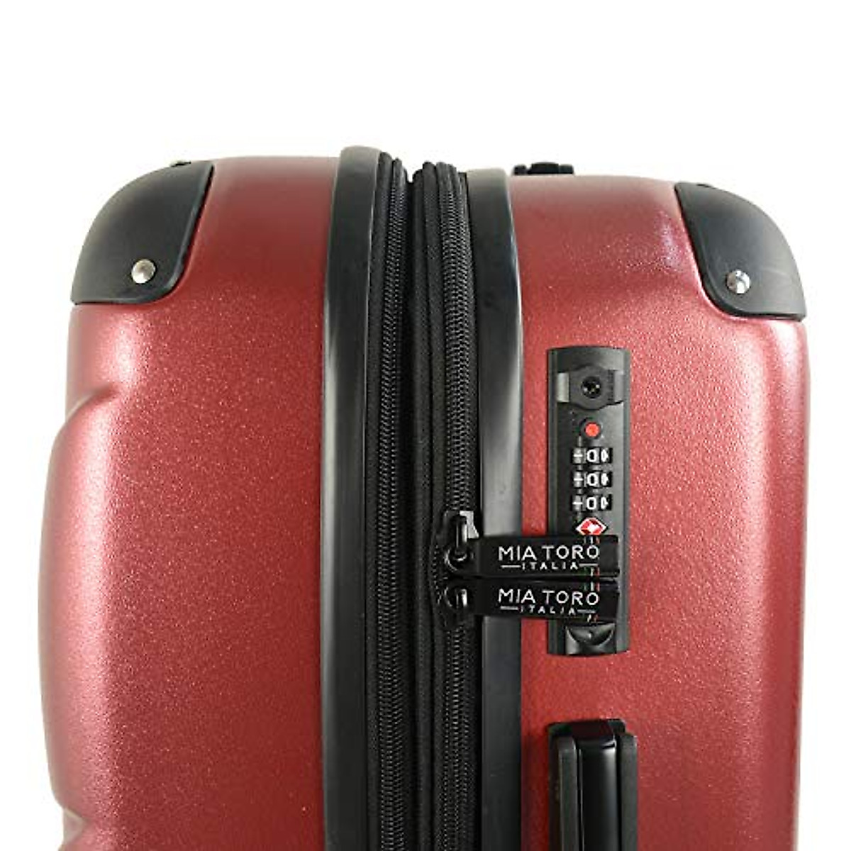 Mia Toro Italy Cadeo 24 Inch Spinner, Red, One Size