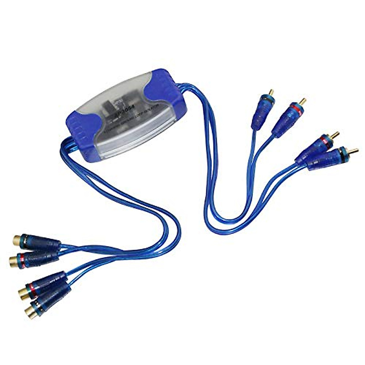FAMKIT 4-Channel Ground Loop Isolator for Clear Car & Home Audio
