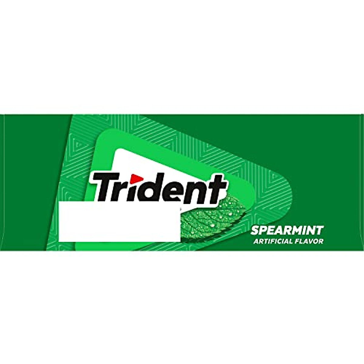 Trident Spearmint Sugar Free Gum, 6 Pocket Packs of 28 Pieces (168 Total Pieces)