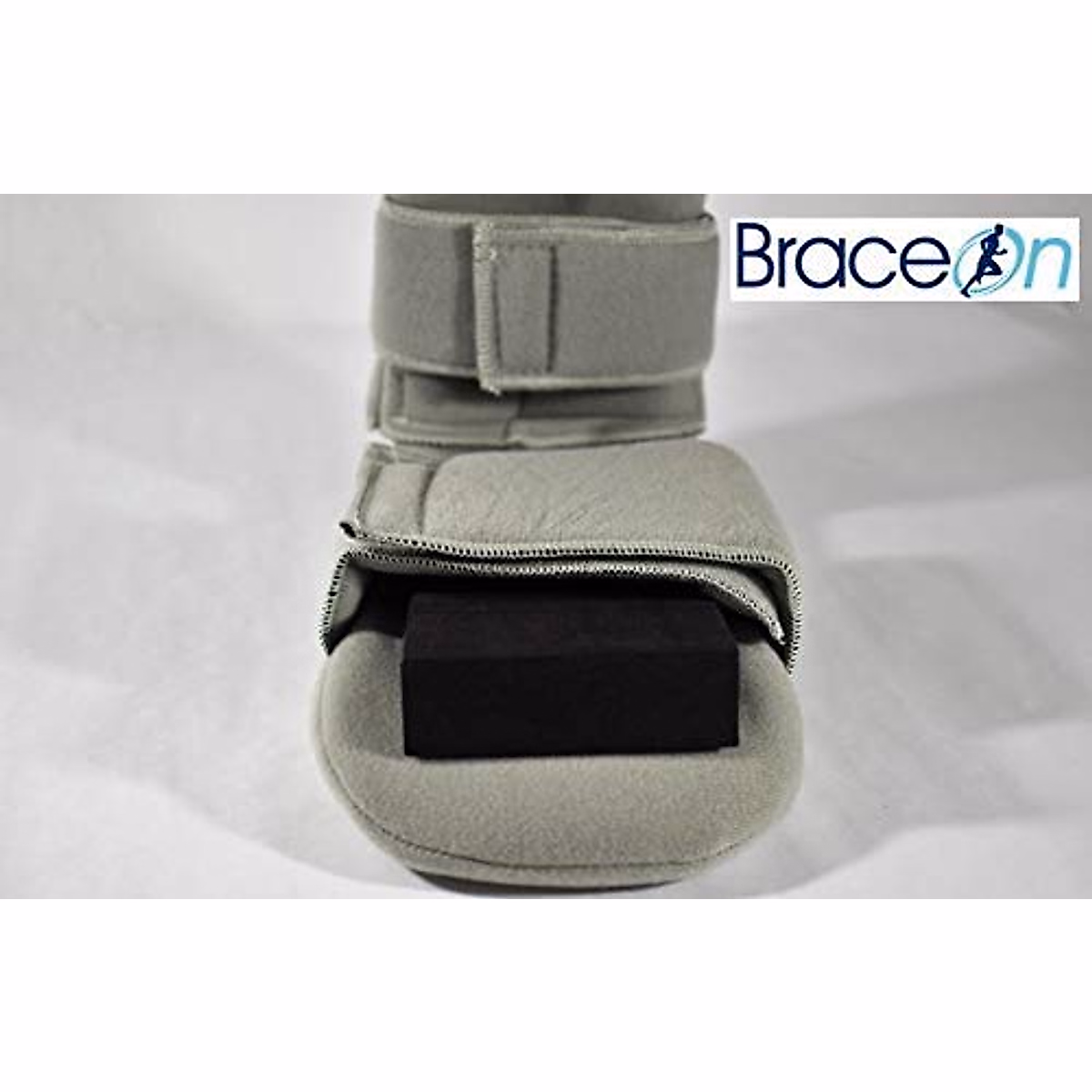 BraceOn 90 Degree Night Splint - Plantar Fasciitis and Achilles Tendon Pain Relief Boot and Foot Support for Men and Women, Small
