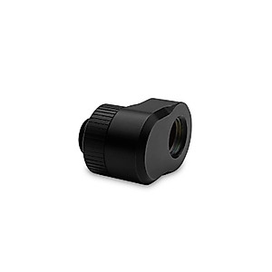 EKWB EK-Quantum Torque Rotary Offset Adapter Fitting, 14mm, Black, 2-pack
