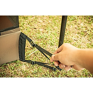 OneTigris Solo Mesh Tent, Ultralight Screen House with 3000 Waterproof Bathtub Floor for Camping Hiking Backpacking Traveling Fishing Patio