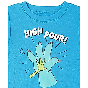 Amazon Essentials Disney | Marvel | Star Wars Toddler Boys' Pajama Set (Previously Spotted Zebra), Pack of 2, Monsters, 3T