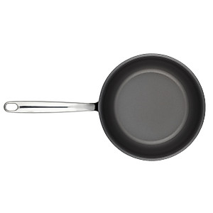 Breville Thermal Pro Hard Anodized Nonstick Sauce Pan/Saucepan/Saucier with Lid, 2.5 Quart, Gray