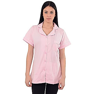 USBD Post Mastectomy Surgery Recovery Shirt Camisole (Pink, Large)