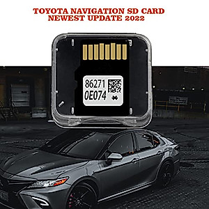 ANSIKE 2022 Latest Maps Update 86271 0E074 Navigation Micro SD Card Navigation GPS Card Compatible with Toyota USA and Canada Map