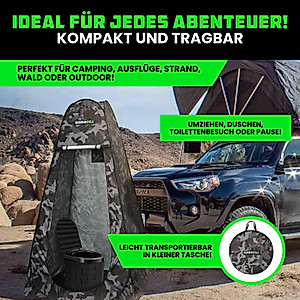 Rhino USA Portable Pop Up Privacy Changing Tent - Ultimate Outdoor Camping Shower, Camp Toilet, Rain Shelter for Beach and Camping - Lightweight and Sturdy, Instant Setup While On-The-Go