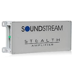 Soundstream SM4.10000D 1000W Max 4 Channel Stealth Series Marine Grade Class D Amplifier - SM4.1000D