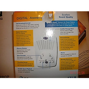 AT&T 1718 Digital Answering System (Wind Chill White)