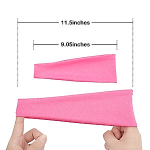 JOYOYO 12 Colors Kids Headbands Breathable Athletic Sweatbands Sports Headband for Girls and Boys Moisture Wicking Elastic Hairband for Toddler Children and Teenagers