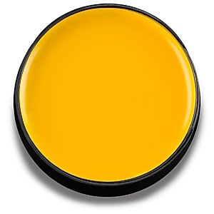 Mehron Makeup Color Cups | Stage, Foundation, Face Paint, Body Paint, Halloween | Face Paint Makeup | Greasepaint .5 oz (14 g) (Yellow)