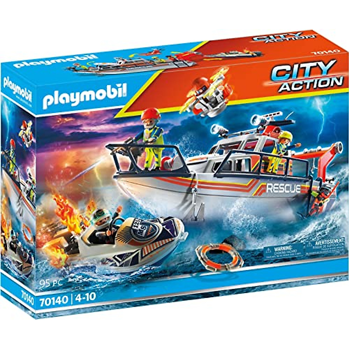 Playmobil Fire Rescue with Personal Watercraft