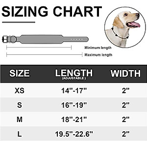 Spiked Studded Dog Collar, Rivet PU Leather Dog Collars Durable Adjustable for Medium & Large Pets Pitbull Bully Dog Rottweiler Alligator Skin S