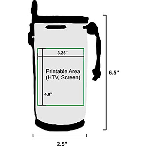 Blank Neoprene Water Bottle Coolie (4 Pack, Royal)