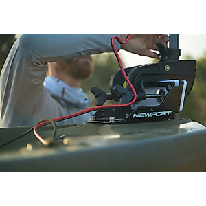 Newport Trolling Motor Transom Motor Mount - Kayaks - Freshwater and Saltwater - 1 Size, Gray