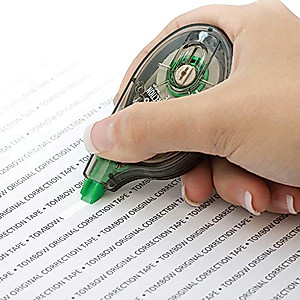 Tombow 68626 MONO Original Correction Tape, 4-Pack. Easy to Use Applicator for Instant Corrections