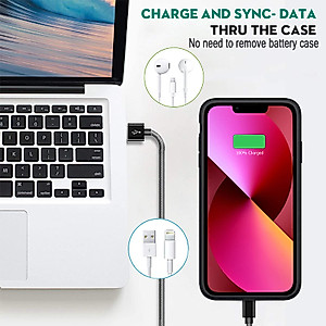 LALKONS Battery Case for013 Mini (5.4 inch) Rechargeable Extended Battery Charger Case (Black)