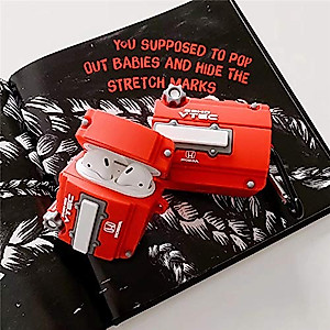 Prime Spot DOHC VTEC Apple Airpods Pro Engine Silicone Case Cover for Protection Fits Airpod Pro Wireless Charging