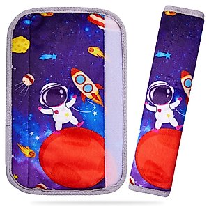 Car Seat Strap Covers for Baby Kids Car Seat Strap Pads Soft Car Seat Shoulder Strap Pads 2 Pack Car Seat Neck Cover Toddler Neck Pad Protector