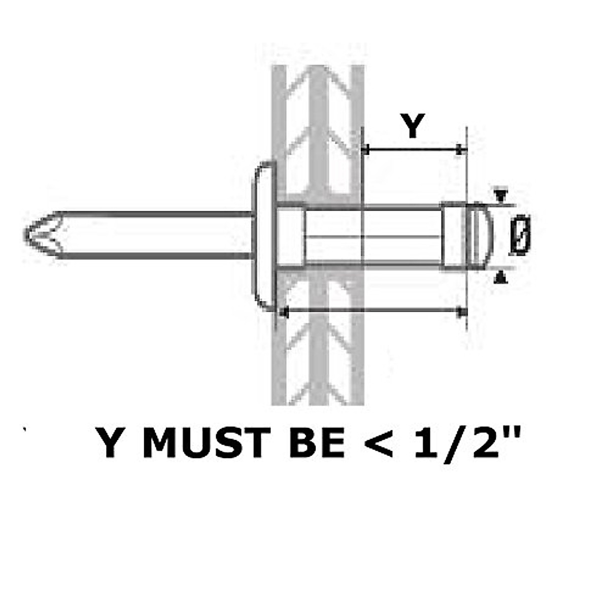 Astro Pneumatic Tool ADR14 XL Blind Rivet Adapter Kit - 1/4" Capacity