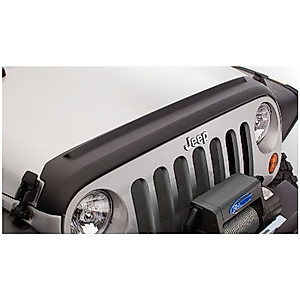 Bushwacker Trail Armor Hood & Tailgate Protector Set | 2-Piece Set, Black, Textured Finish | 14013 | Fits 2007-2018 Jeep Wrangler JK (Excludes Power Dome Hood)