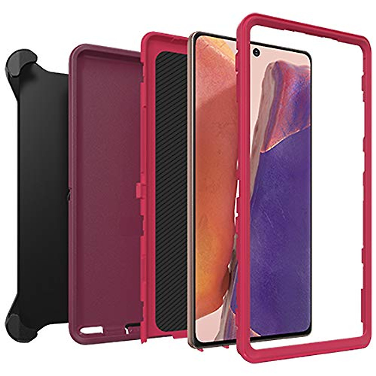OtterBox DEFENDER SERIES SCREENLESS Case Case for Galaxy Note20 5G - BERRY POTION (RASPBERRY WINE/BOYSENBERRY)