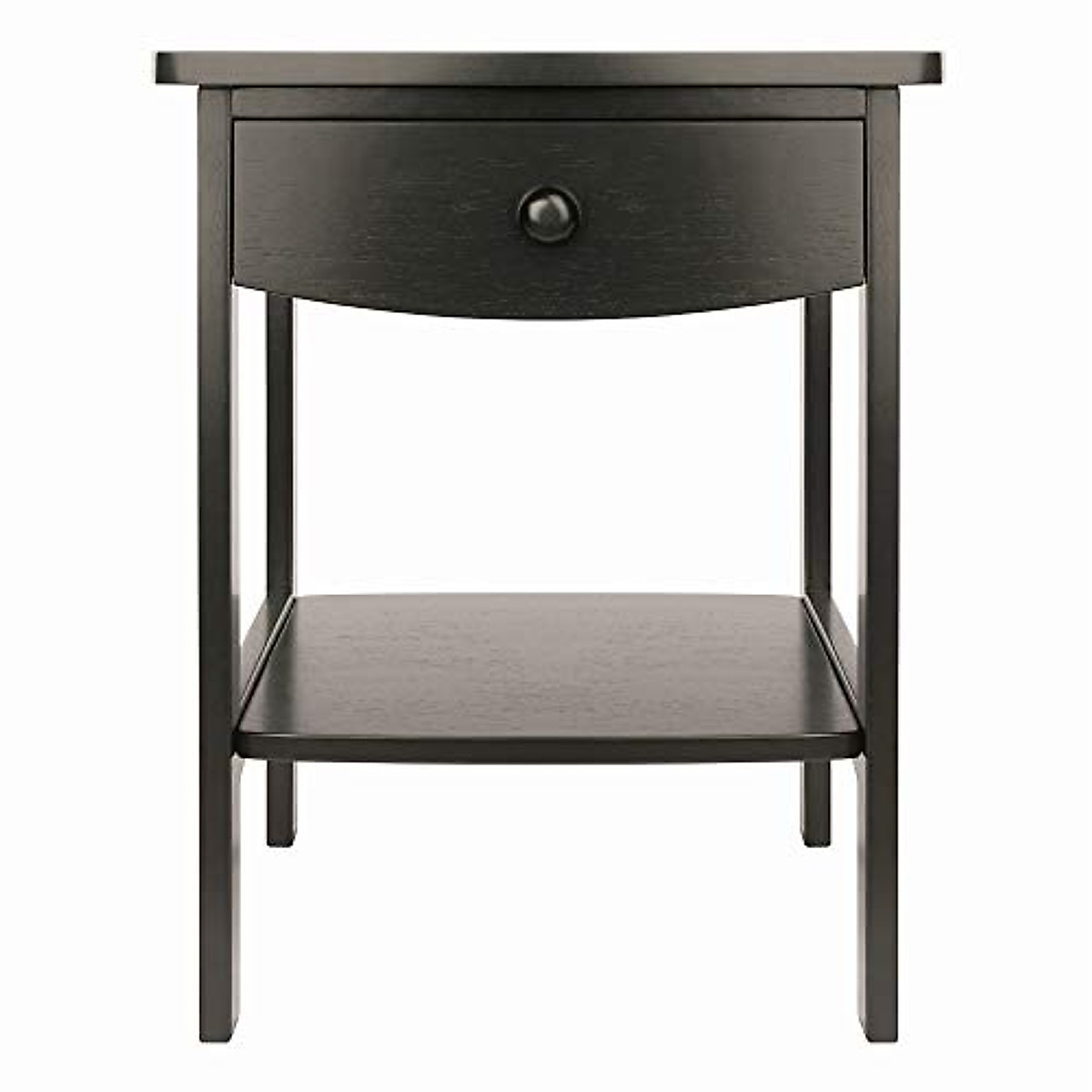 Winsome Wood Claire Accent Table, Black