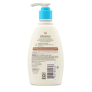 Aveeno Baby Daily Moisture Gentle Body Wash & Shampoo with Oat Extract, 2-in-1 Baby Bath Wash & Hair Shampoo, Tear- & Paraben-Free for Hair & Sensitive Skin, Lightly Scented, 12 fl. oz