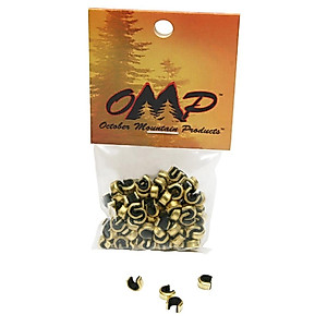 October Mountain Products Nock Sets Hunter (Black - 100 pack)