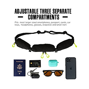 WATERFLY Sling Belt Crossbody Bag: Anti theft Over Shoulder Mini Small Slim Cross Chest Side Strap Purse for Man Woman