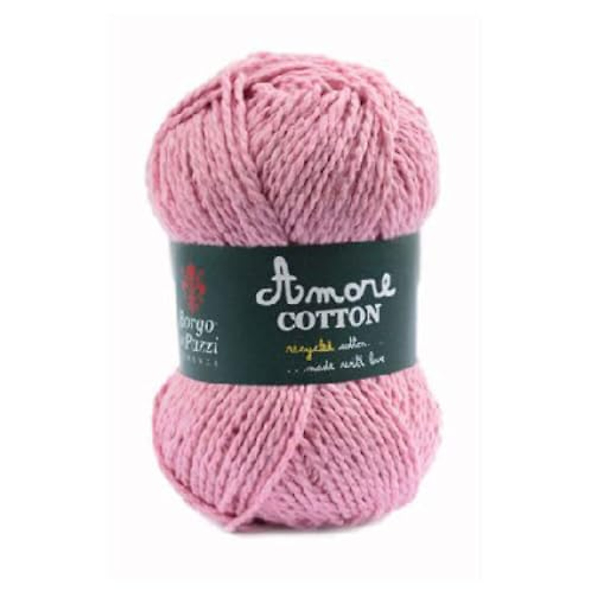 Yarn Amore Cotton by Borgo de Pazzi, Recycled Yarn, Softy Yarn, Cotton Yarn, Summer Yarn, Bag's Yarn (68 Deep Blue)