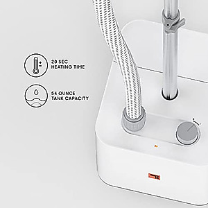 Sharper Image SI-470 Full Size Fabric Steamer with Hanger , White